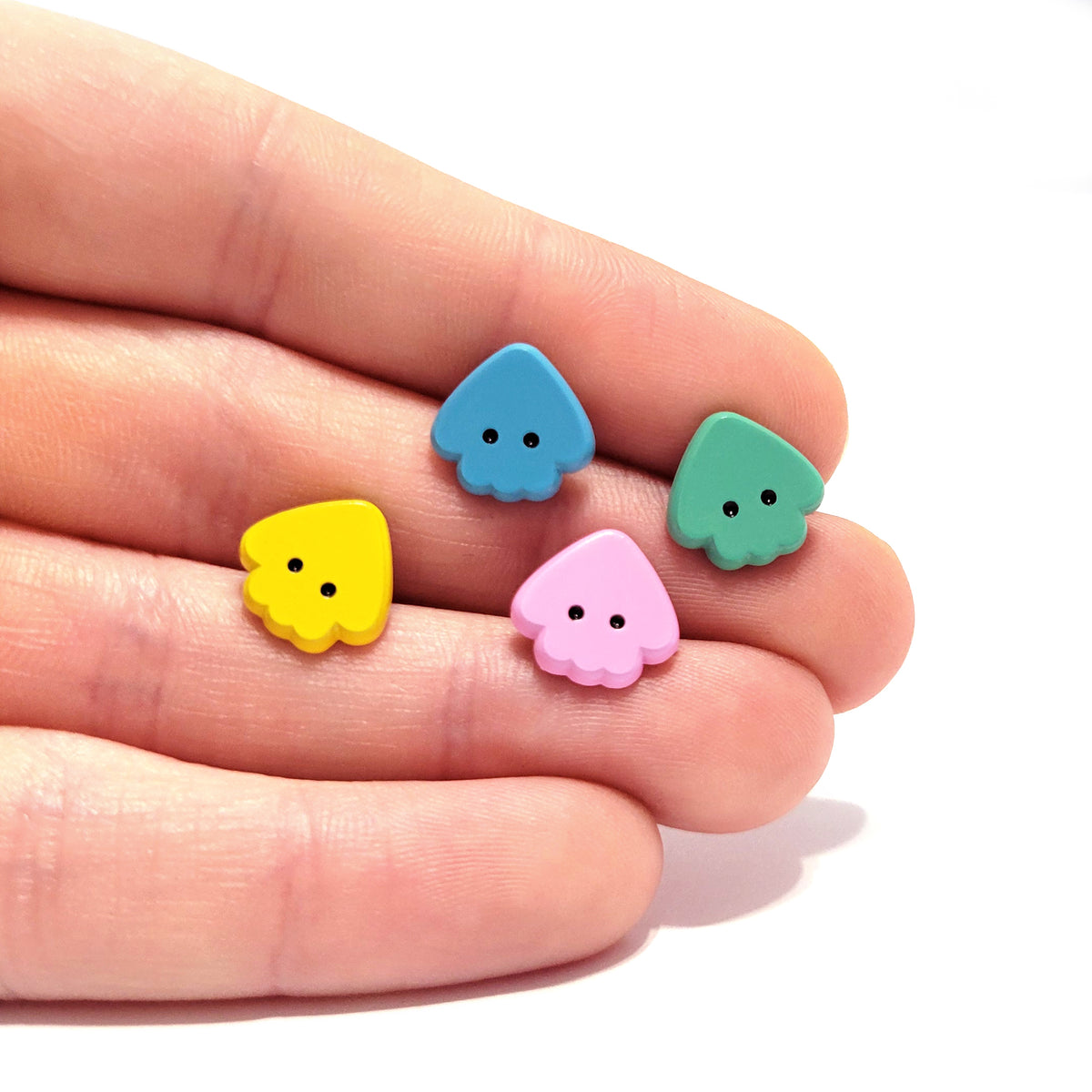 Dyed Mini Squid Pin Set - Pastel - 4 piece – Vector Penguin Shop