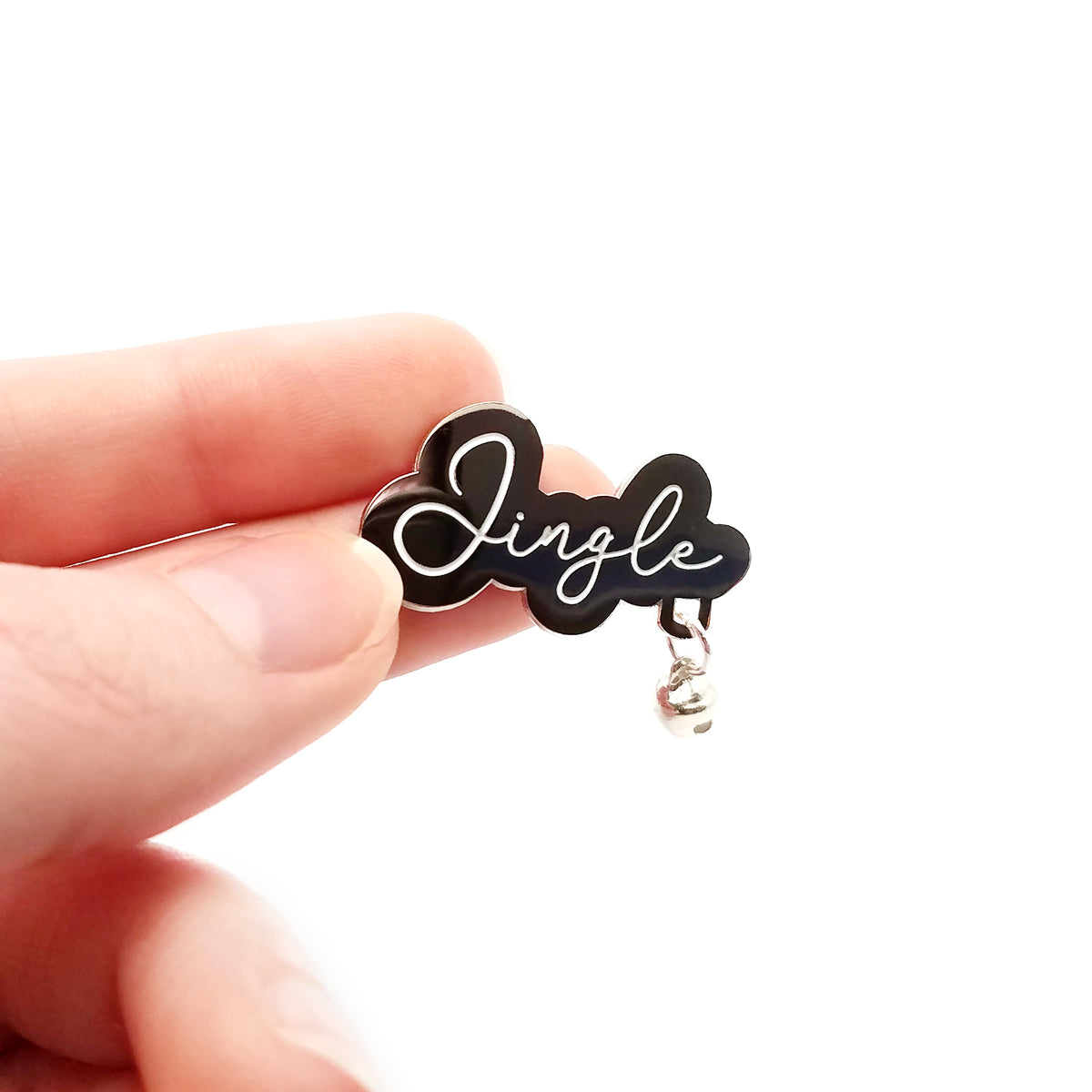 Silver Jingle Pin – Vector Penguin Shop