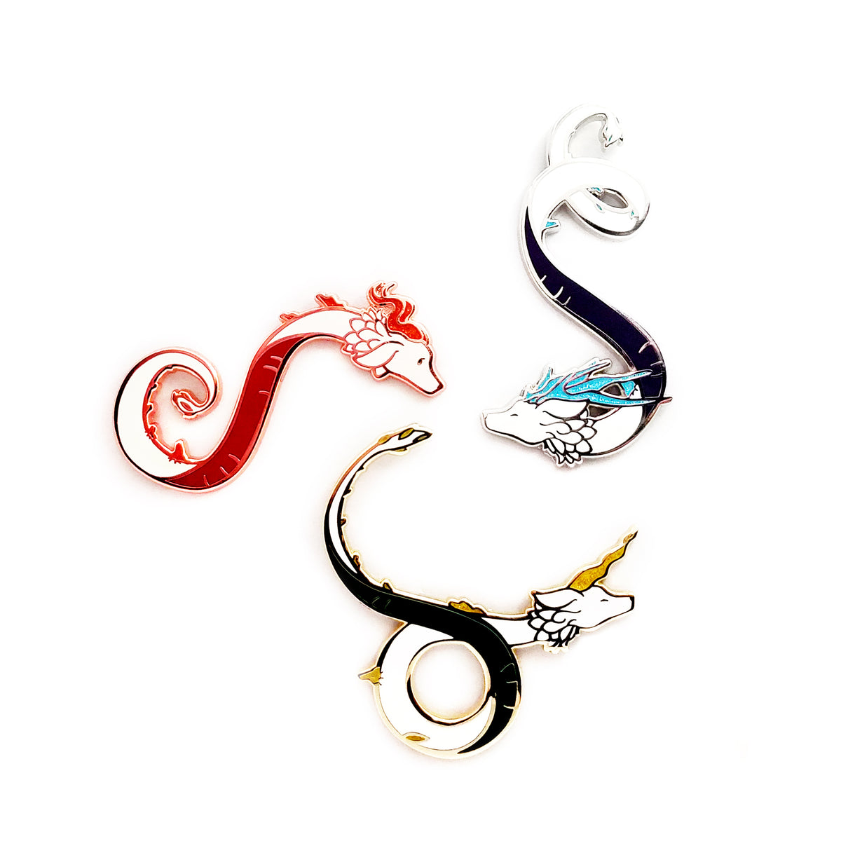 Courage Pin Glitter – Vector Penguin Shop