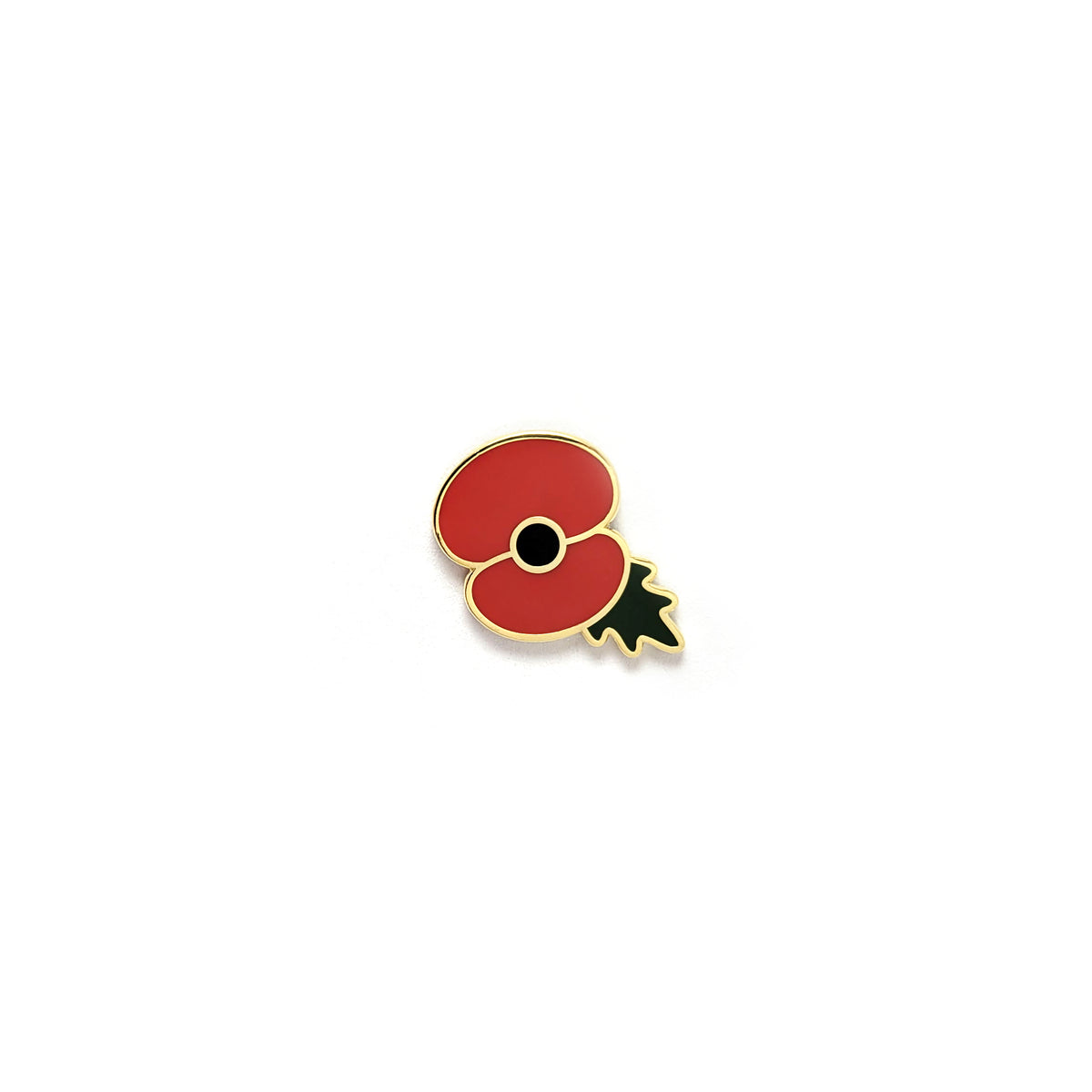 Mini Red Poppy Enamel Pin | Remembrance – Vector Penguin Shop
